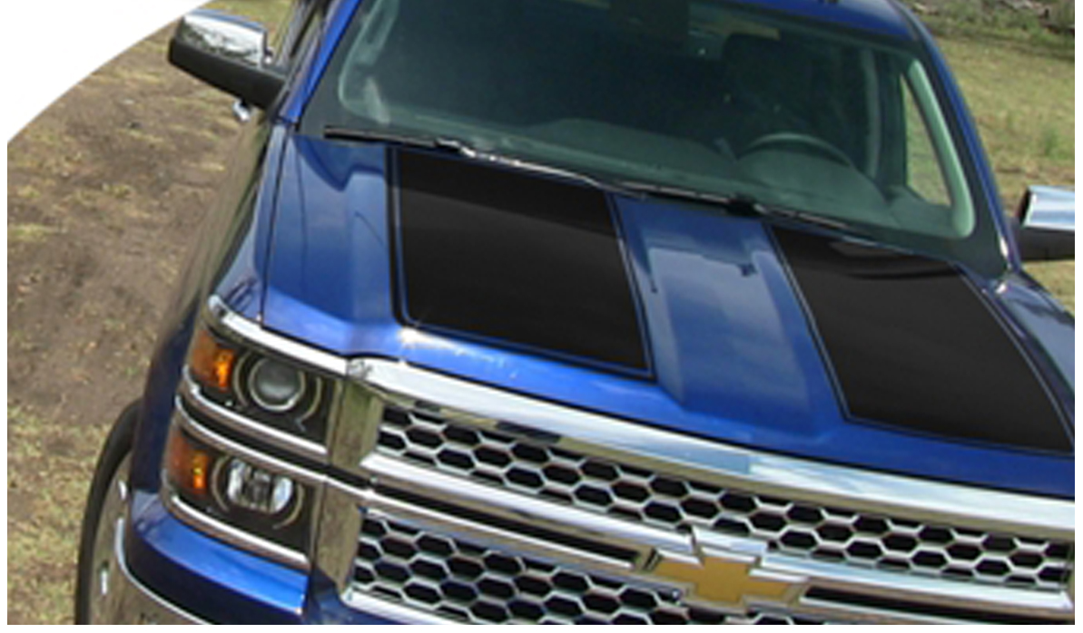 Chevrolet Silverado Rally Stripes Graphics Kit 2014 2015 ATD-CHVTRKGRPH8