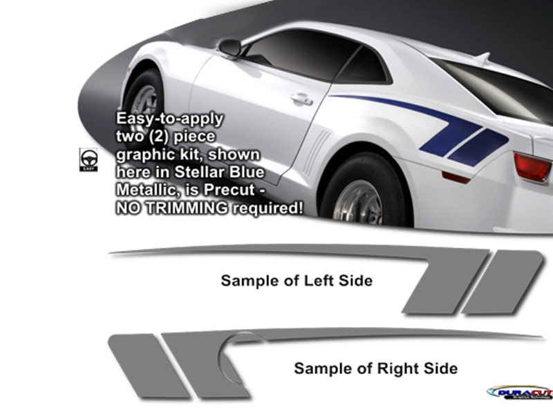 Camaro COPO Style Side Body Graphic Kit 2010-2015 ATD-CHVCMROGRPH93