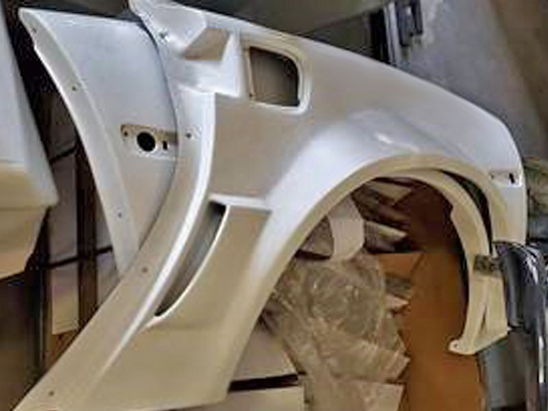 Rear Quarters ZLR Super Wide ZR1 Style for Chevrolet Corvette C6 Coupe