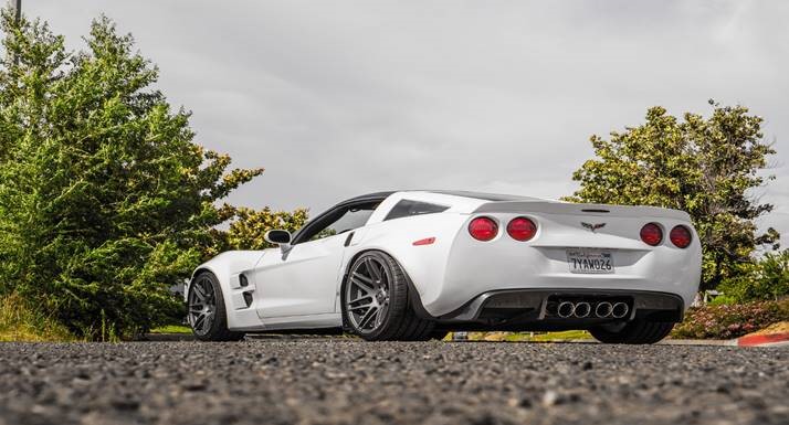 Rear Quarters ZLR Super Wide ZR1 Style for Chevrolet Corvette C6 Coupe