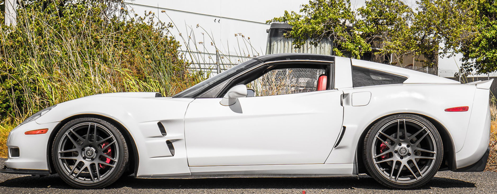 Rear Quarters ZLR Super Wide ZR1 Style for Chevrolet Corvette C6 Coupe