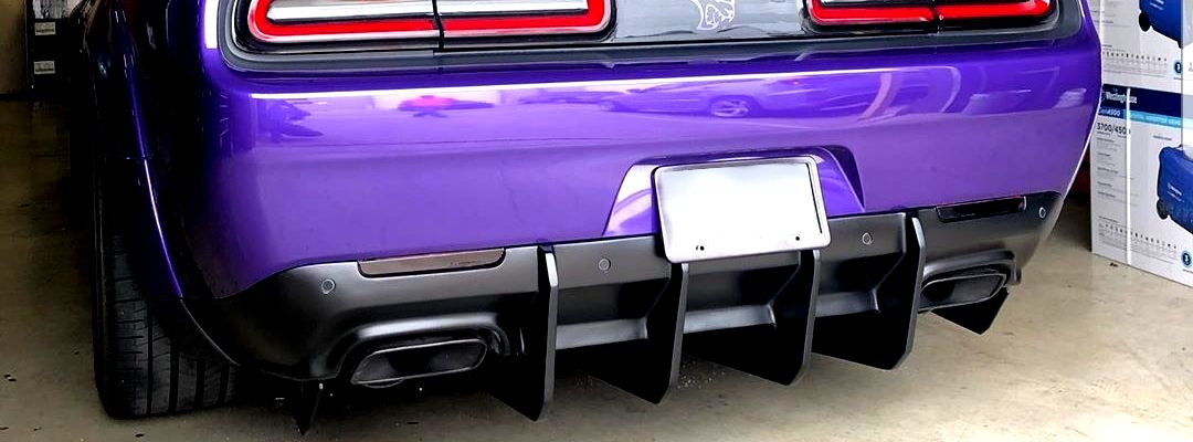 2015-2023 Dodge Challenger Fiberglass Rear Diffuser