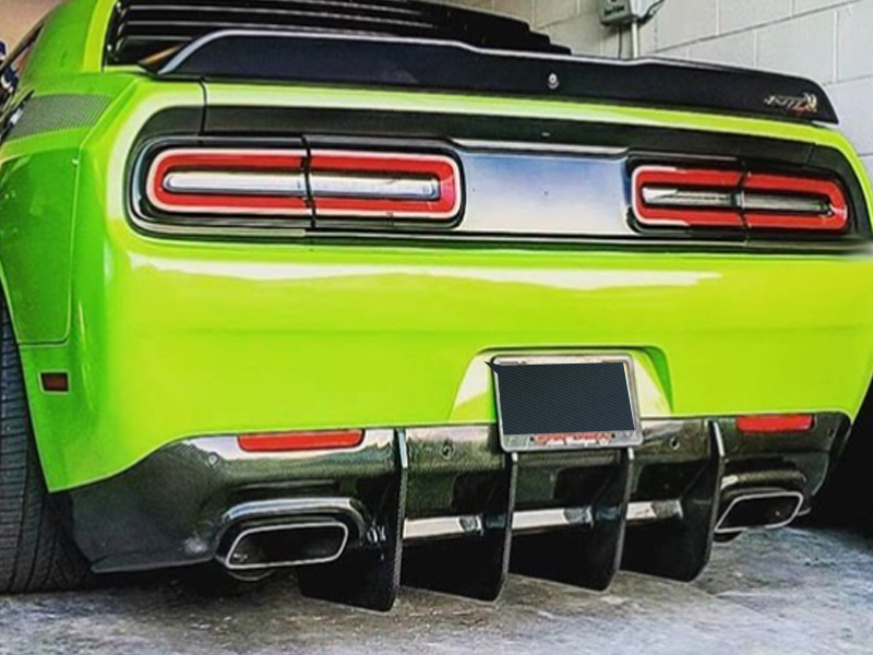 2015-2023 Dodge Challenger Fiberglass Rear Diffuser