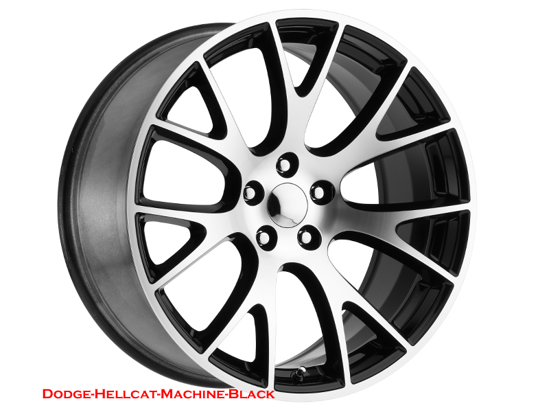 Dodge Challenger Hellcat Replica wheels 20x9.5