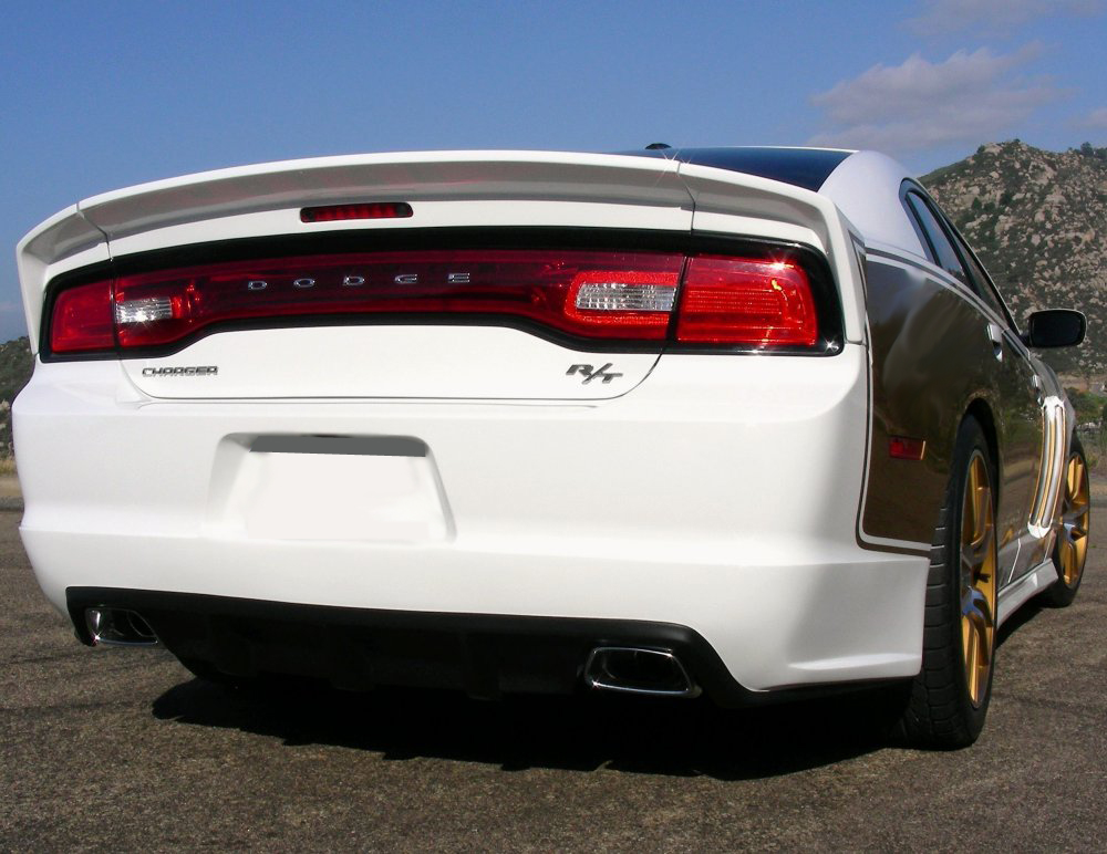 Dodge Charger RR Style 3 Pc Urethane Spoiler 2010-2014