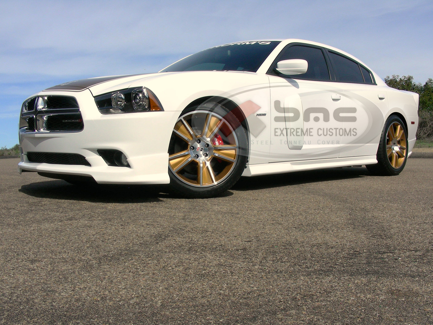 Dodge Charger RR Style 3 Pc Urethane Spoiler 2010-2014