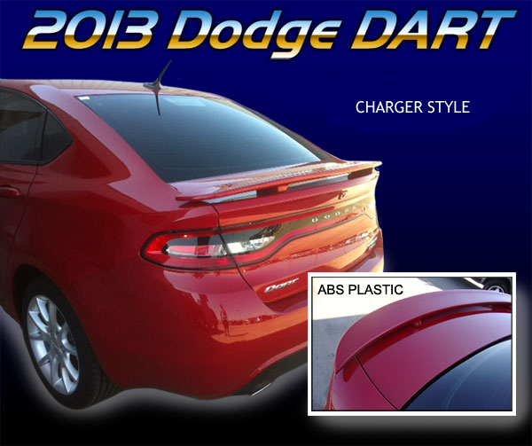 Dodge Dart Spoiler Charger Style Rear Wing 2013 2014 2015 2016