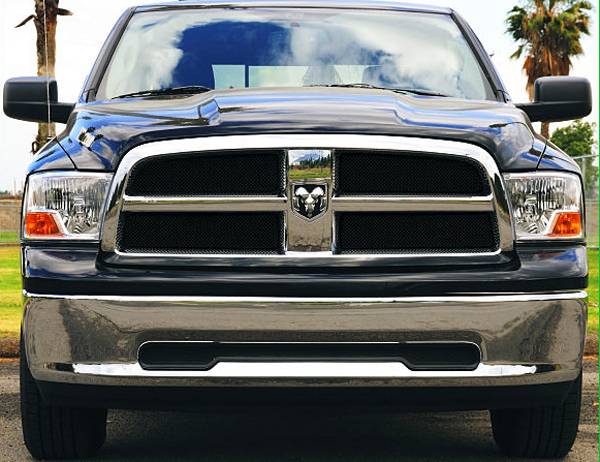 Dodge Ram PU 1500 Sport Series Formed Mesh Grille - ALL Black ...