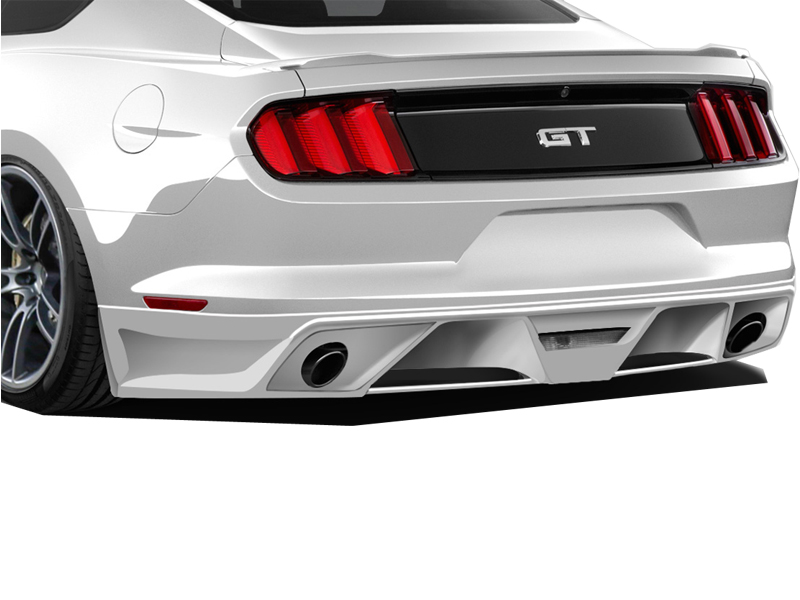 2015-2017 Mustang Rear Diffuser Duraflex Racer