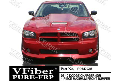 F06DCM-Dodge Charger 06-10 4dr VFiber FRP Maximus 1-pc