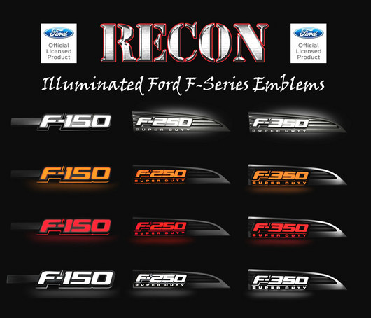 Ford F-150 09-14 LED Illuminated Side Emblems