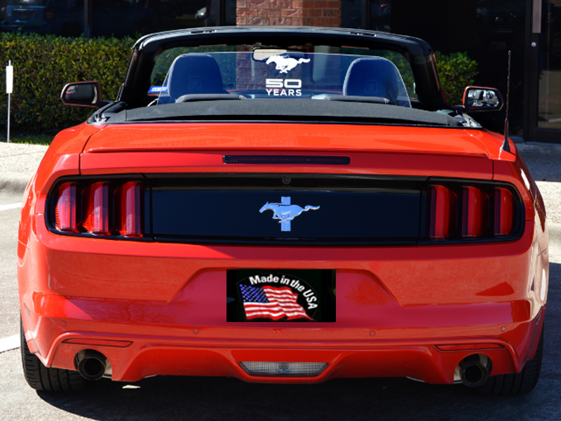 Ford Mustang Convertible Wind Restrictor Illuminated Etched 2015-CURRENT