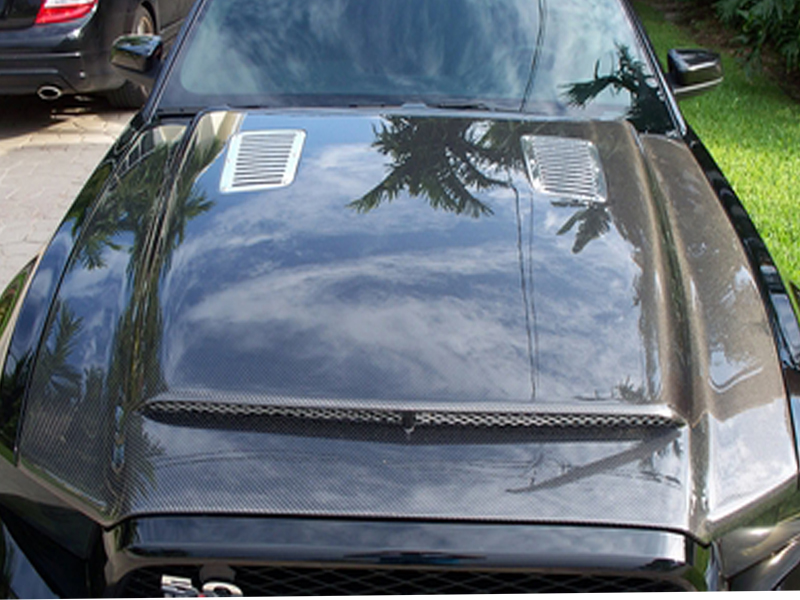 BMC Ford Mustang GT Black Mamba Carbon Fiber Hood 2013 2014