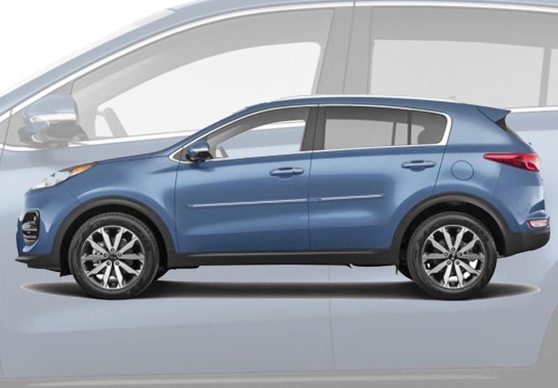 2017-2022 KIA SPORTAGE CHROMELINE PAINTED BODY SIDE MOLDING