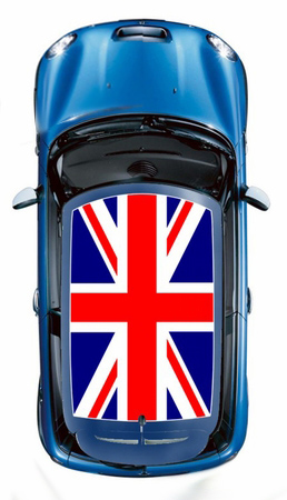 MINI Cooper Union Jack Flag Roof Graphic Kit 1 2002-2014 ATD-MCPRGRPH23