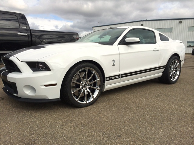 Mustang GT500 Style Chrome 20inch Wheels, Staggered Set 2005-2020