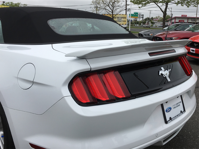Mustang Convertible GT350 Track Pack Style Spoiler 2015-2023