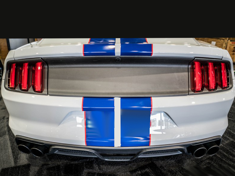2015-2017 Mustang GT350R Carbon Fiber LG302-AC Rear Diffuser