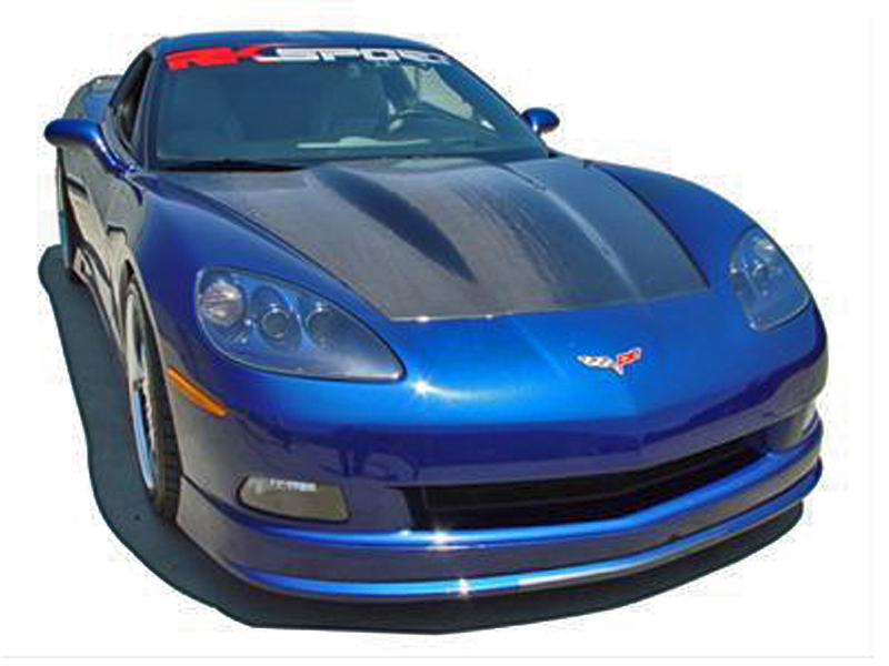 RK Sport Chevrolet Corvette C6 Carbon Fiber Supercharger Hood 2005-2013 ...