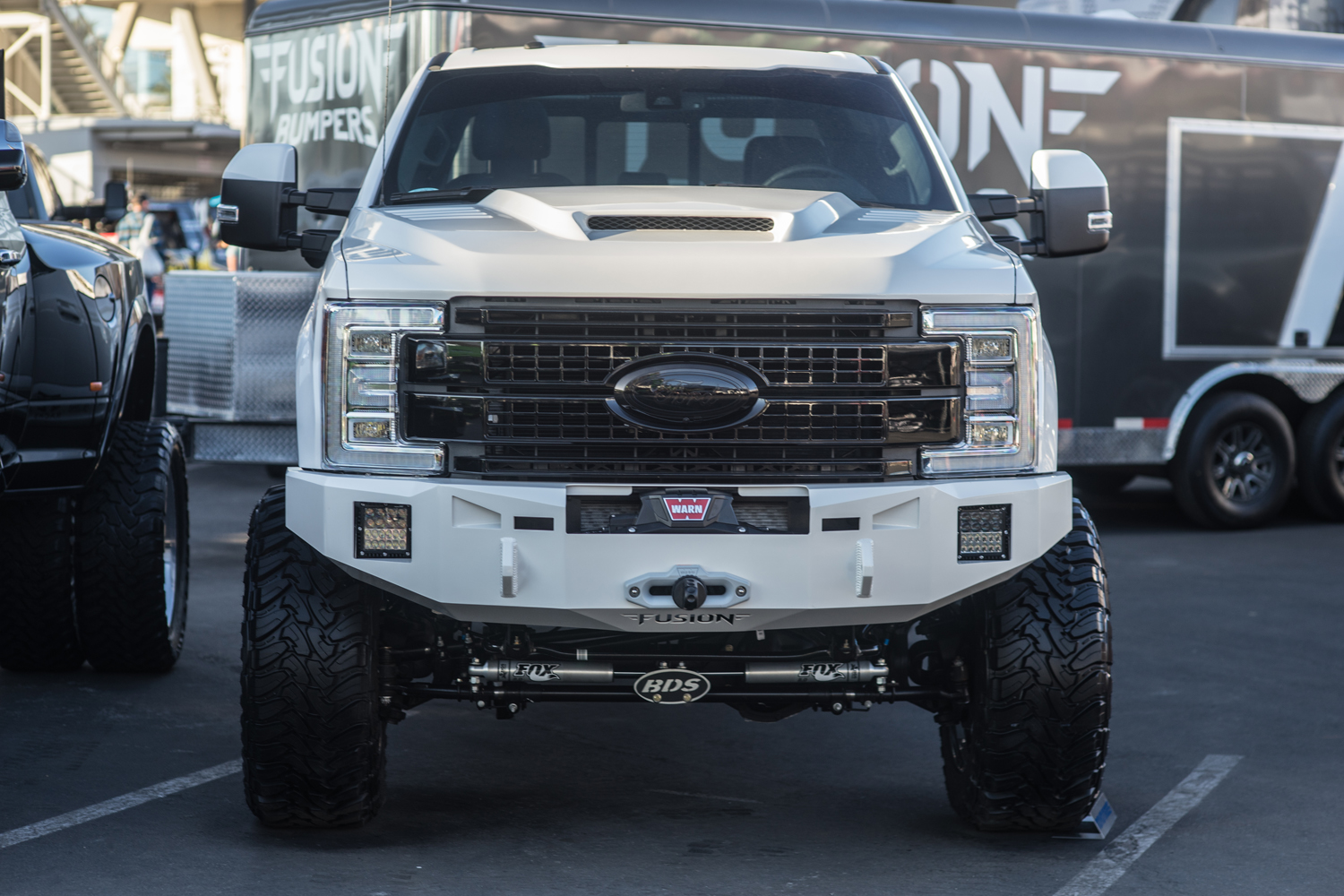 RKSport 19018000 Ford F250/F350/F450 Ram Air Hood w/ Heat Extraction ...