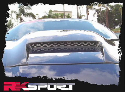 RKSport Chevrolet Corvette C6 Ram-Air Hood w/ Carbon Fiber Blister 2005 ...