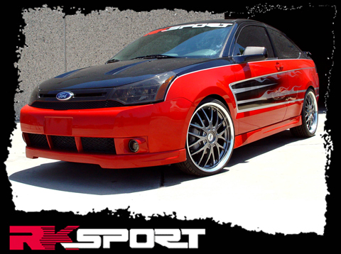 RKSport Ford Focus Extractor Hood 2008 34011000