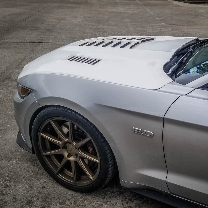 Trufiber 2015-2017 Ford Mustang Vented Fiberglass Hood TF10026-A87