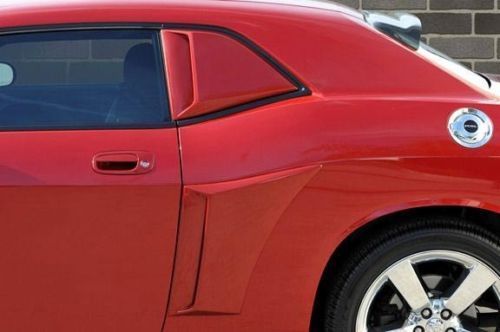 Xenon Dodge Challenger Side Quarter Window Scoops Kit 2008-2014 12952-3