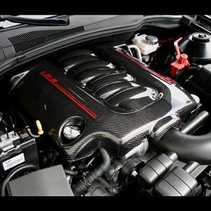 2010 - 2014 Camaro Engine Cover 1 PC. Carbon Fiber