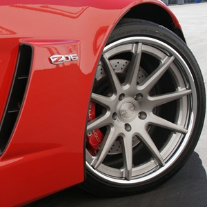 Corvette Custom Wheels - WCC 633 3 Pc. Forged Series (Set): Smoke Face ...