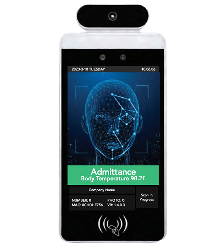 Contactless Temperature Scanning Kiosk with Facial Recognition