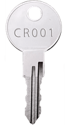 CyberLock CR Replacement Key for CR001-CR1000 Locks