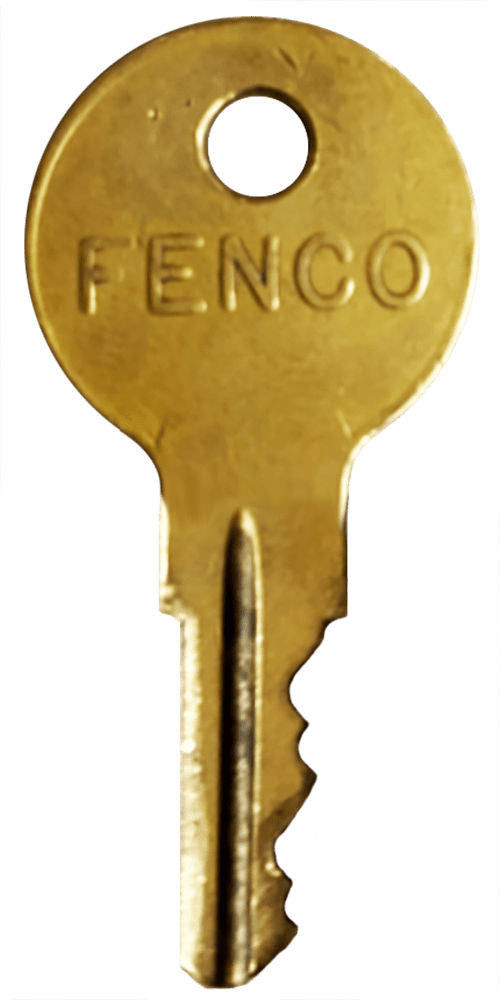 Fenco Replacement Key for F01-F50 Locks