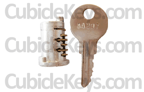 One Specific Numbered Allsteel AA Lock Cores
