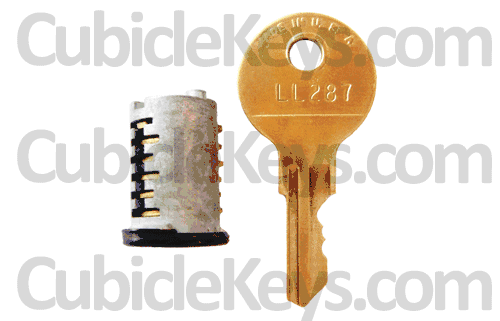 One Herman Miller LL Lock Cores