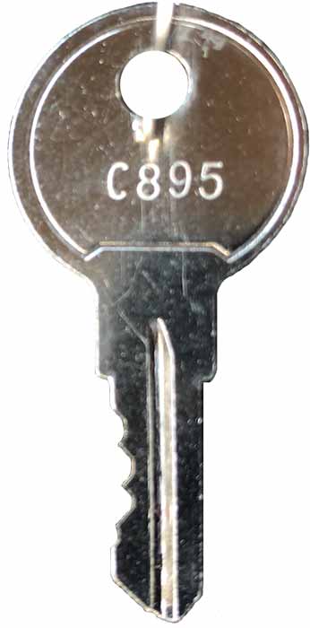 Tennsco SC401-SC899 Utility Cabinet Keys