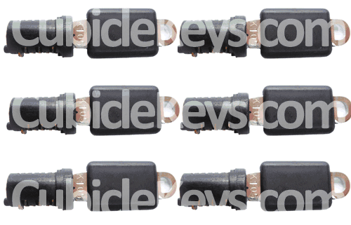 Set of Six Matching Specific Numbered Knoll K Lock Cores