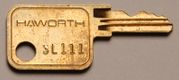 Haworth SL Replacement Office Furniture Keys