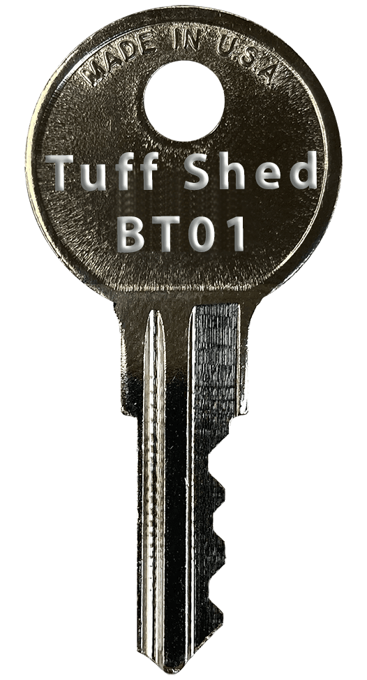 Tuff Shed BT01-BT40 Replacement Key