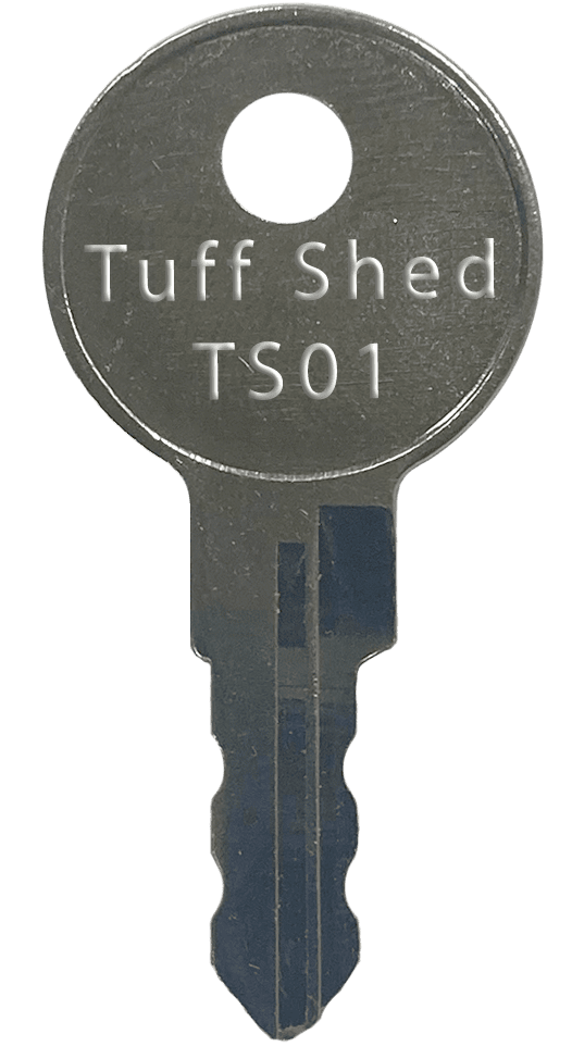 Tuff Shed TS01-TS40 Replacement Key