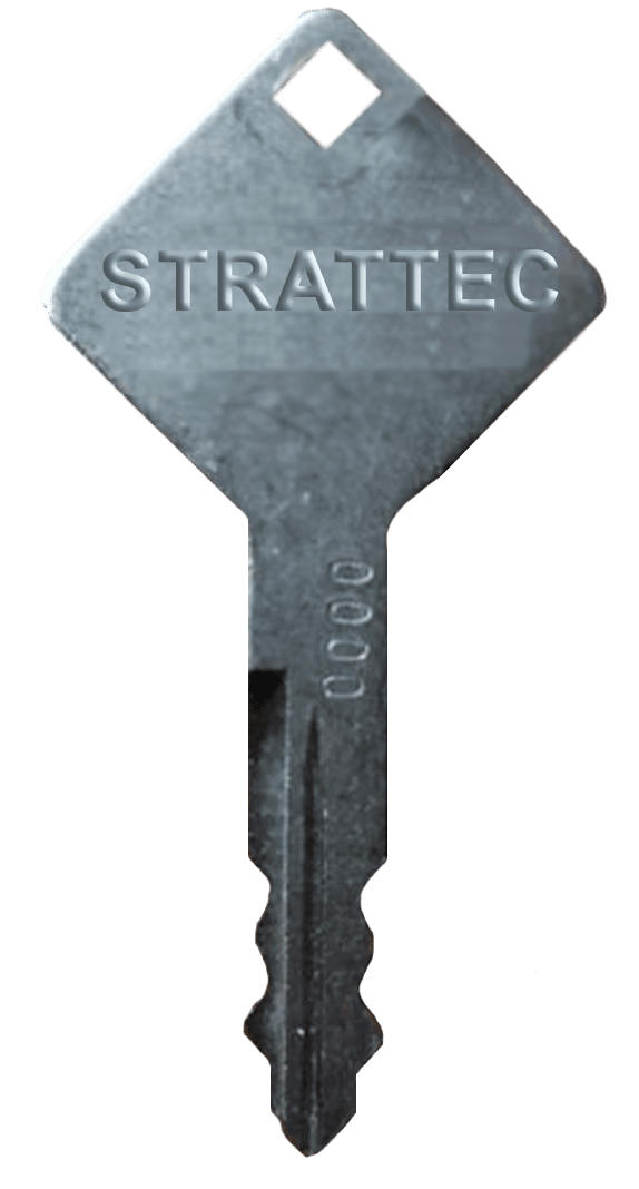 Strattec Truck Bed Cover Key for X0000-X1131 locks.