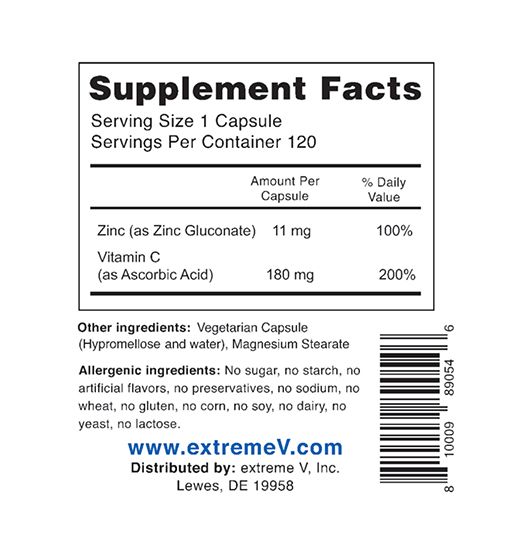 GluzinC Zinc 11MG + VC 180MG
