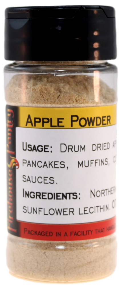Dried Apple Powder in a Spice Jar by Firehouse Flavors