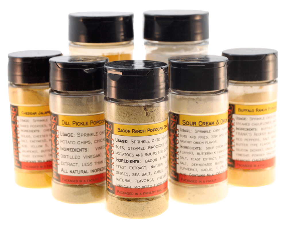 Gourmet Popcorn Flavor Sprinkles Sampler by Firehouse Flavors