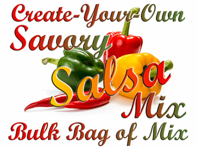 5 Pound Bulk Case of Custom Salsa Mix ~ Mild or Spicy ~ Firehouse Flavors
