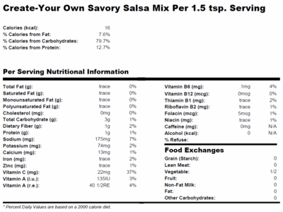 5 Pound Bulk Case of Custom Salsa Mix ~ Mild or Spicy ~ Firehouse Flavors