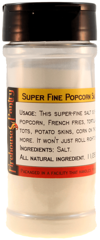 Super Fine White Popcorn & French Fry Salt at Firehouse Flavors