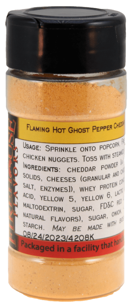 Flamin' Hot Ghost Pepper & Cheddar Popcorn & Snack Seasoning in a Spice ...