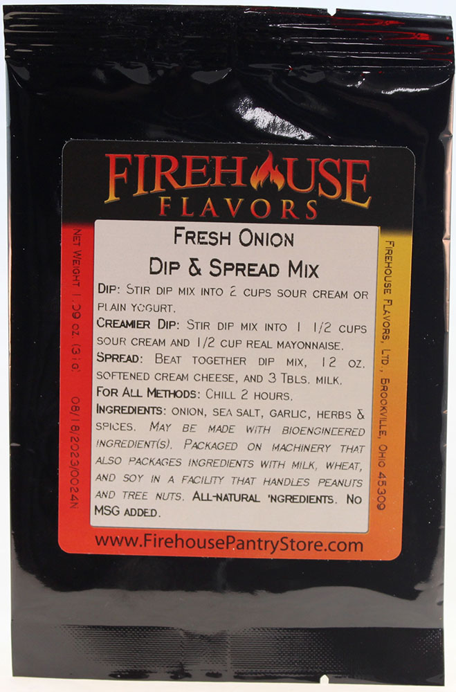 Fresh Onion Dip Mix ~ 1 Packet ~ Firehouse Flavors