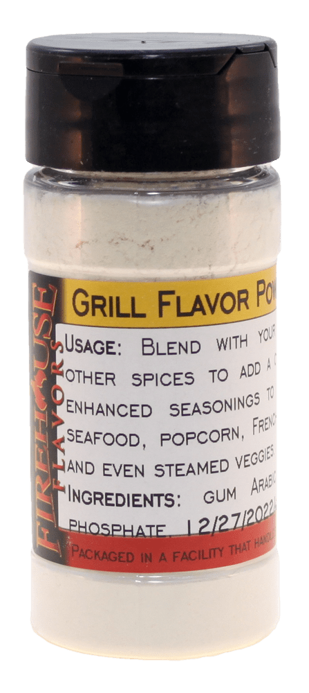 Dry Powdered Grill Flavoring in a Spice Jar by Firehouse Flavors